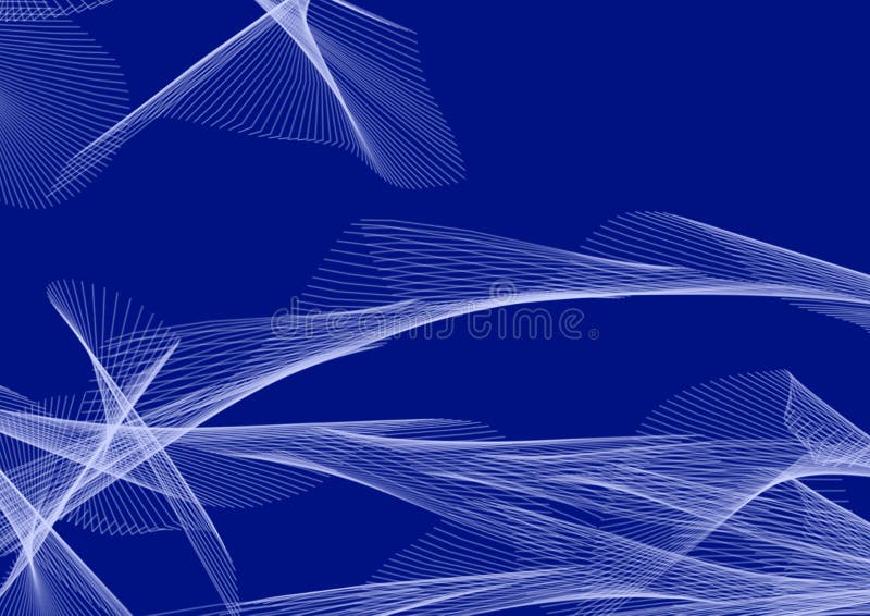 Abstract Lines Pattern on a Blue Background Stock Illustration ...