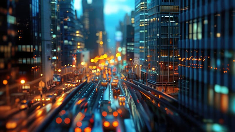 Beautiful modern city stock image. Image of building - 301865007