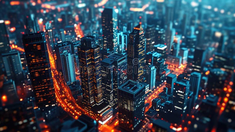 Beautiful modern city stock image. Image of urban, square - 302235203