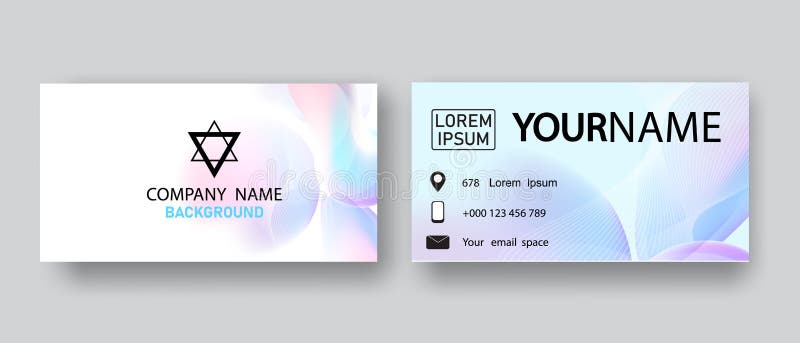 Beautiful Modern Creative Business Card Vector Template Design Layout ...