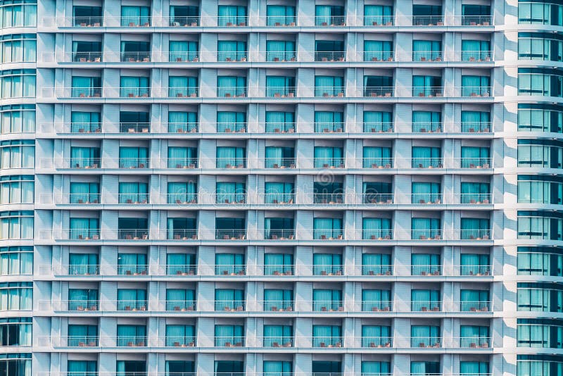 Beautiful Exterior Building with Glass Window Pattern Textures Stock ...