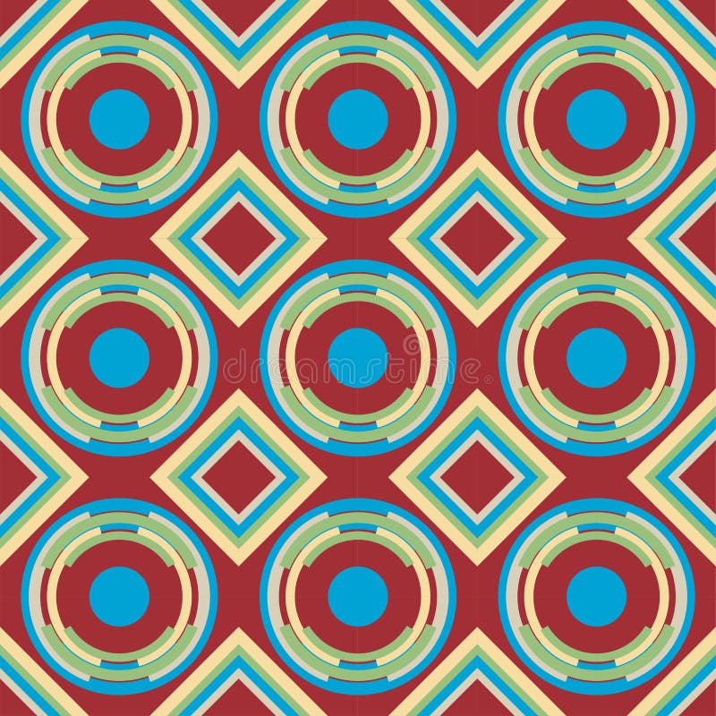 Beautiful Modern Geometric Seamless Pattern Background Stock Vector ...