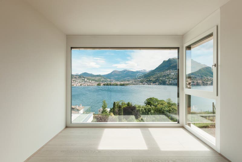 Empty modern house stock photo. Image of livingroom, house - 11620322