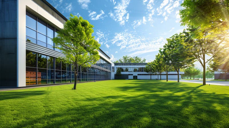 Modern School Architecture: Sleek Design, Bright Future. Inspiring ...