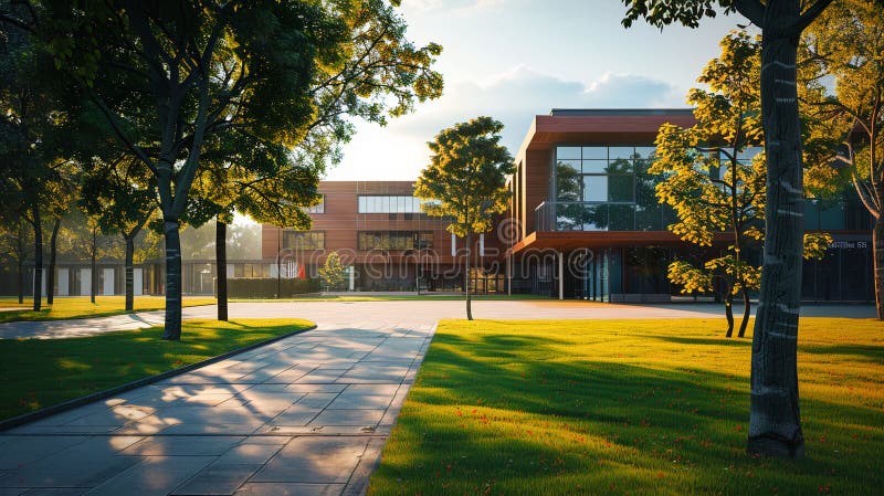 Sleek Modern School Design: Architectural Masterpiece, Inspiring ...