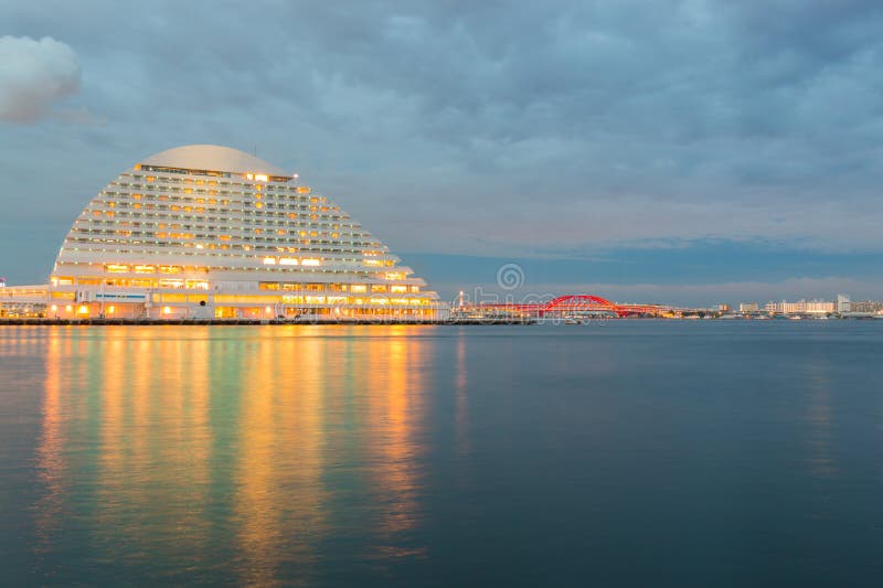 Beautiful and Modern Structure at Port of Kobe City Editorial Stock ...
