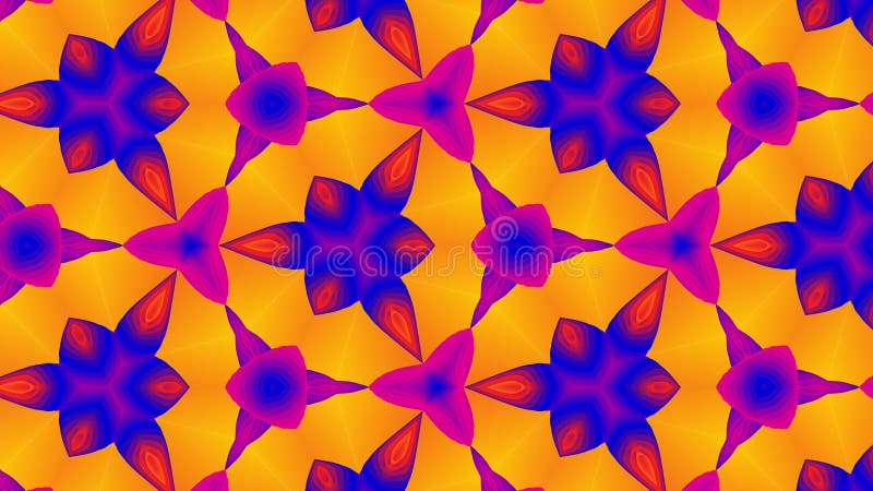 Beautiful and Modern Symmetrical Abstract Shapes Pattern with Realistic ...