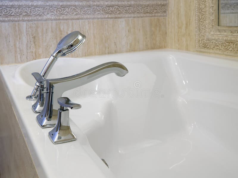 Beautiful Modern Water Faucet Stock Photo - Image of home, luxury ...