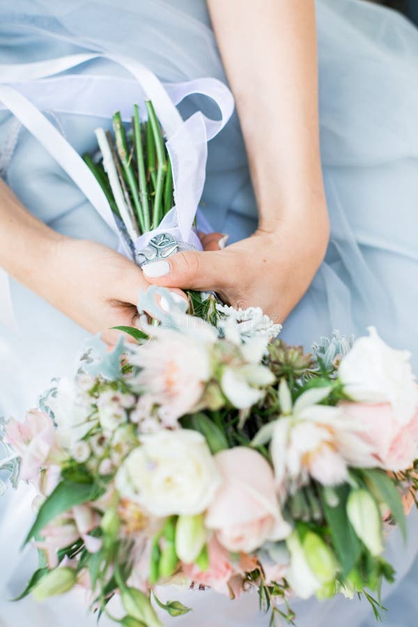 Beautiful Modern Wedding Bouquet Stock Image - Image of excite, wedding ...
