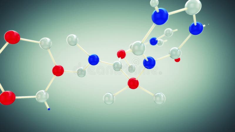 Animation of Chemical Structures and Colourful Shapes on Moving ...
