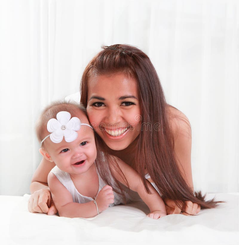 Beautiful Mom and Cute Baby Smile Stock Photo - Image of laugh ... Beautiful Mom and Cute Baby Smile Stock Photo - Image of laugh ...