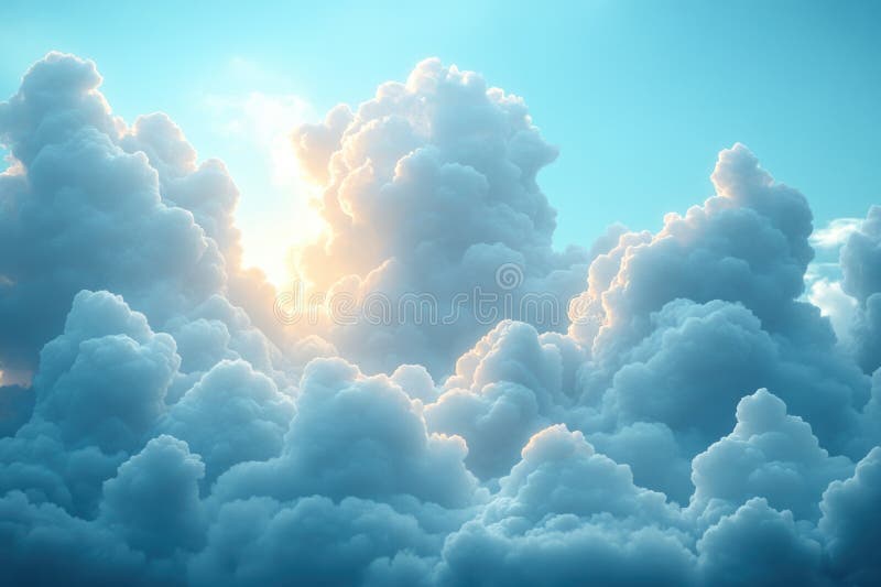 A Beautiful Moment when the Sun Breaks through the Clouds, Great for a ...