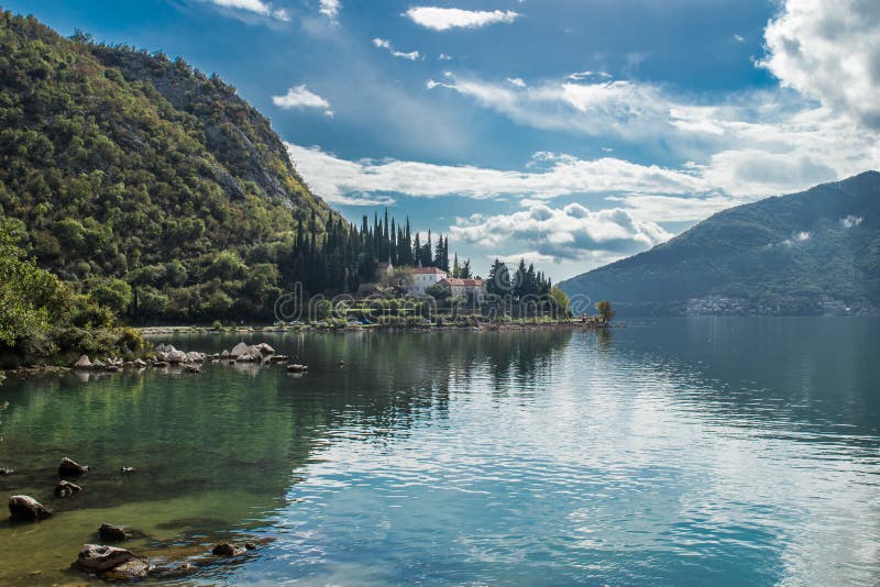 Beautiful Monastery on the Beach Stock Image - Image of relaxation ...