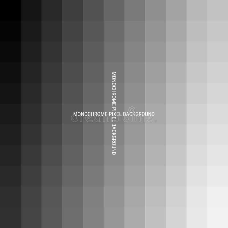 Beautiful Monochrome Pixel Background Vector Stock Vector ...