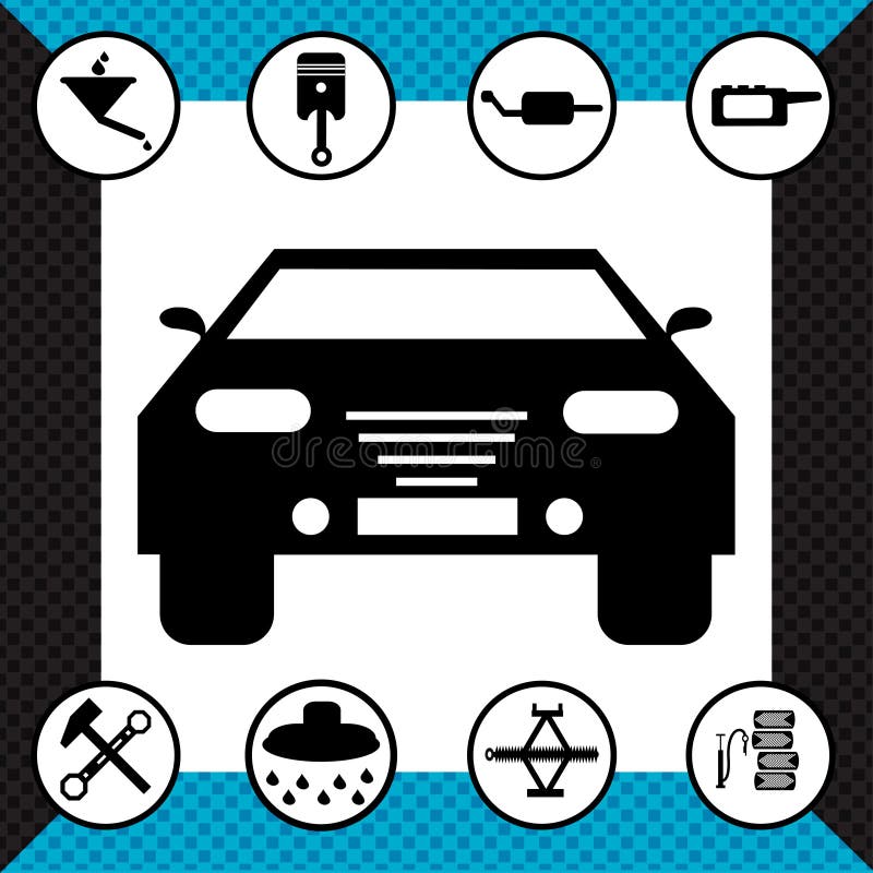 Road Symbols and Pictograms Stock Vector - Illustration of roadside ...