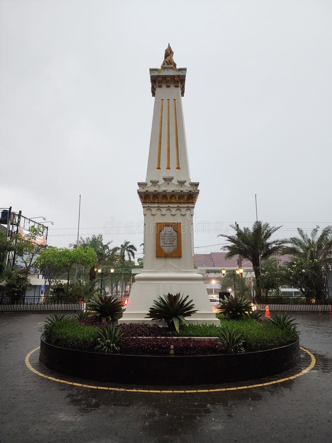 Beautiful Monument Jogjakarta Stock Image - Image of street, jogjakarta ...