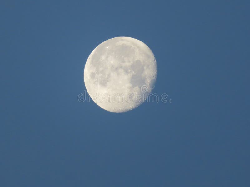 Beautiful Moon Full Large Round Satellite Craters Stock Photo - Image ...