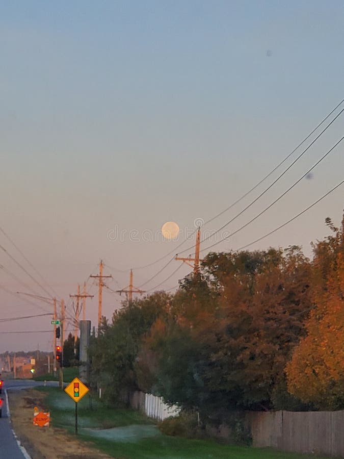 Noon Moon stock image. Image of north, mountain, mountains - 78118119