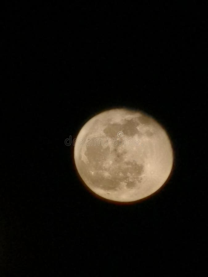 Beautiful Moon in the Sky at Night Time Stock Photo - Image of night ...