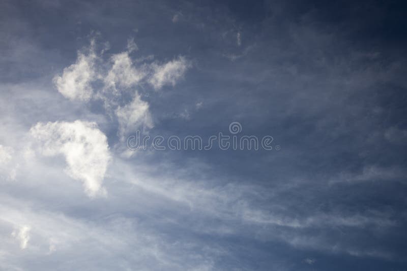 Beautiful Morning Clouds Fading into Nothing Stock Image - Image of ...