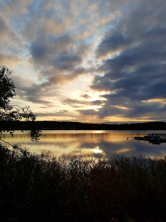 Beautiful Morning in September Stock Image - Image of morning, water ...