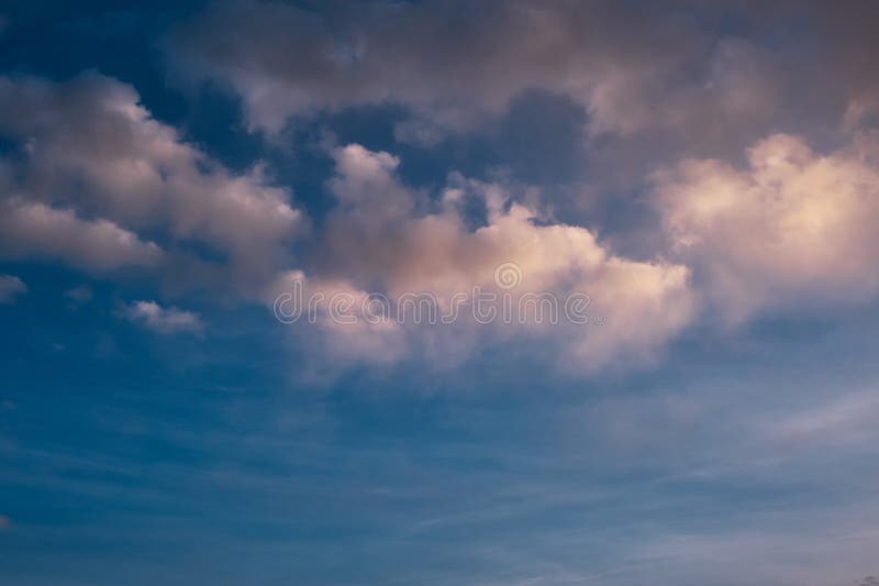 Beautiful Morning Sky with Clouds Stock Image - Image of light, weather ...