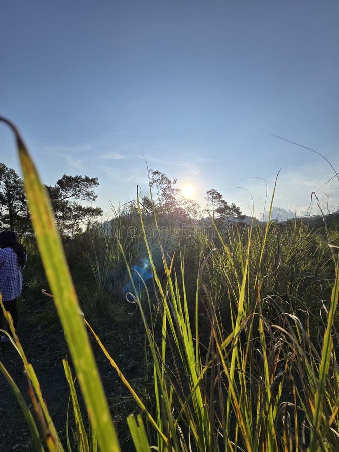 Beautiful Morning Sunrise View at Merapi Mount, Sleman, Jogjakarta ...