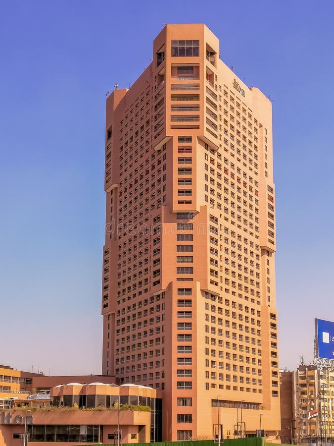 Beautiful Morning View at Ramses Hilton Hotel Under the Clear Sky ...