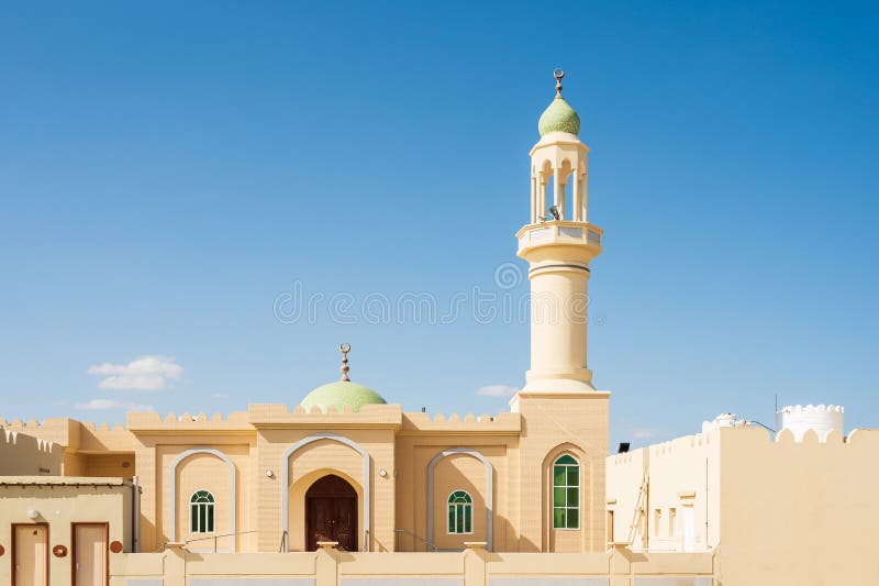 Beautiful Mosque in Arabic Style, Oman Stock Photo - Image of arabic ...