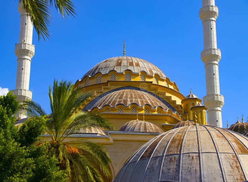 Beautiful Mosque in Side Turkey Architecture Historic Stock Image ...