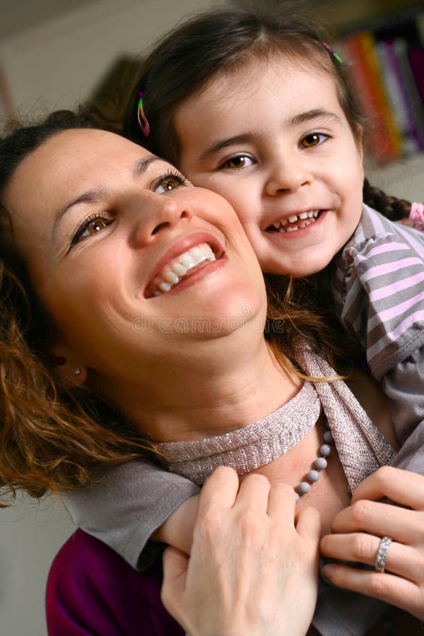 Beautiful Mother and Daughter Stock Image - Image of care, develop: 2928697