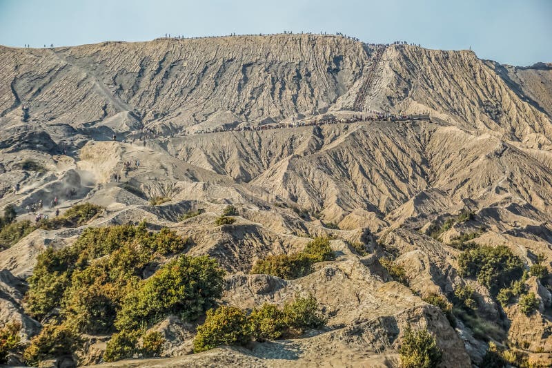 Beautiful Mount Bromo East Java, Mount Semeru in Java, Indonesia, Gate ...