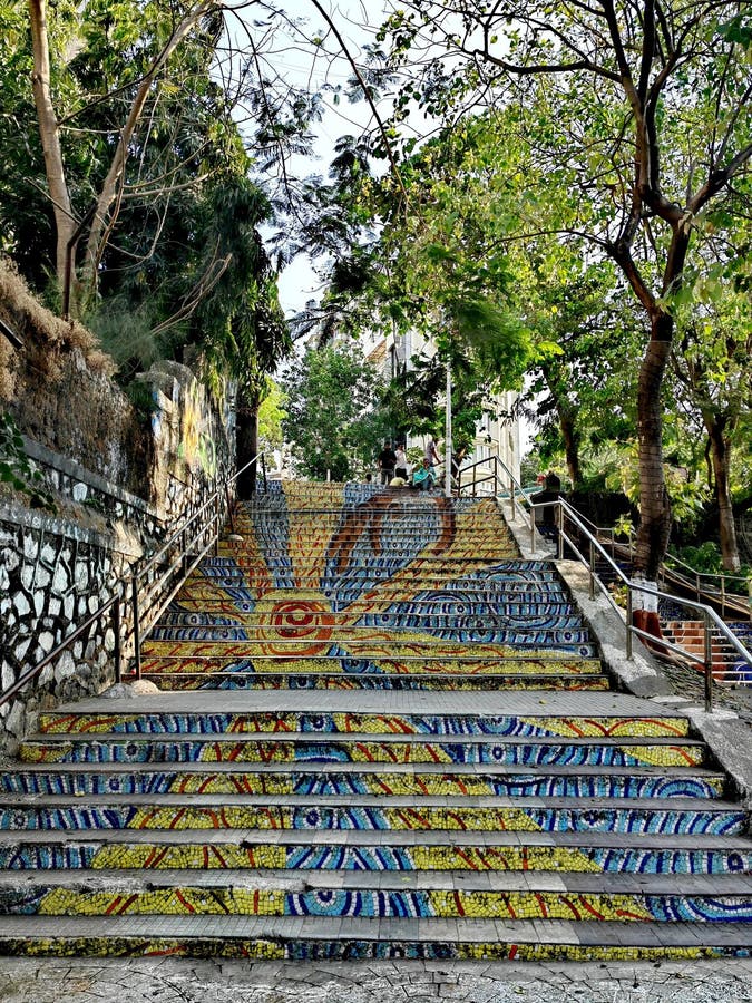 Beautiful Mount Mary Steps Bandra Mumbai. Editorial Photo - Image of ...