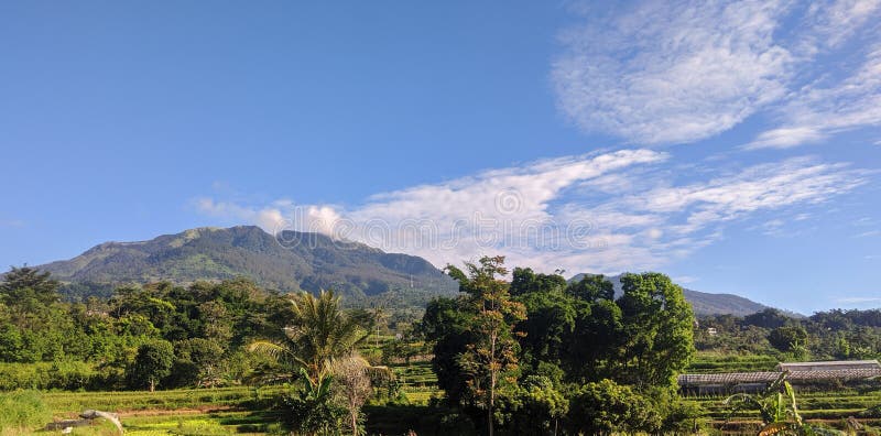 Beautiful Mountain in Java Indonesian Stock Photo - Image of mountain ...