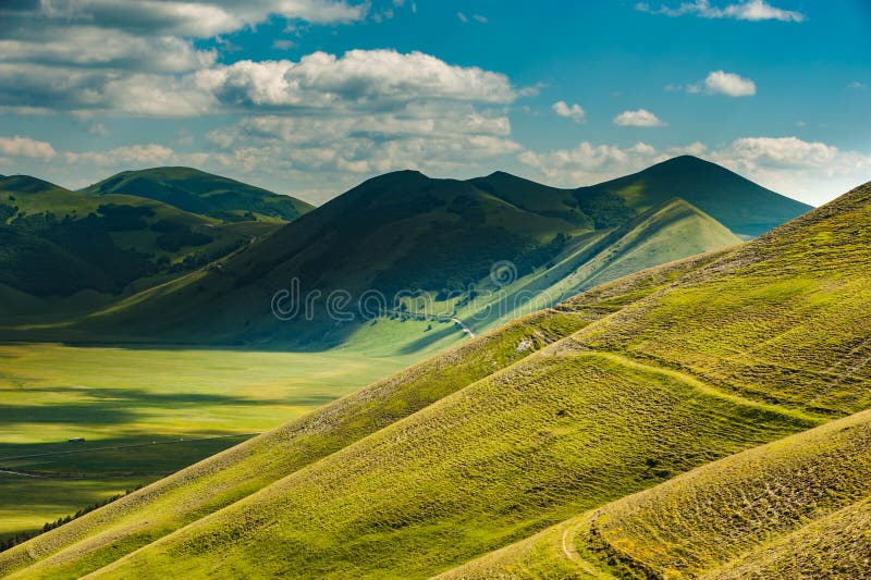 Beautiful Mountain Landscape in Spring-like Weather Stock Photo - Image ...