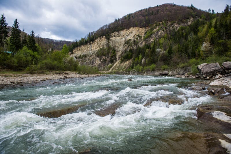 Beautiful Mountain River with Fast Flowing Water Stock Photo - Image of ... Beautiful Mountain River with Fast Flowing Water Stock Photo - Image of ...