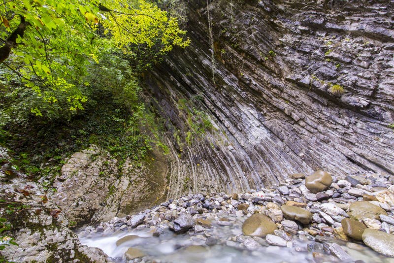 Beautiful Mountain River with Rocks Stock Photo - Image of stratum ...