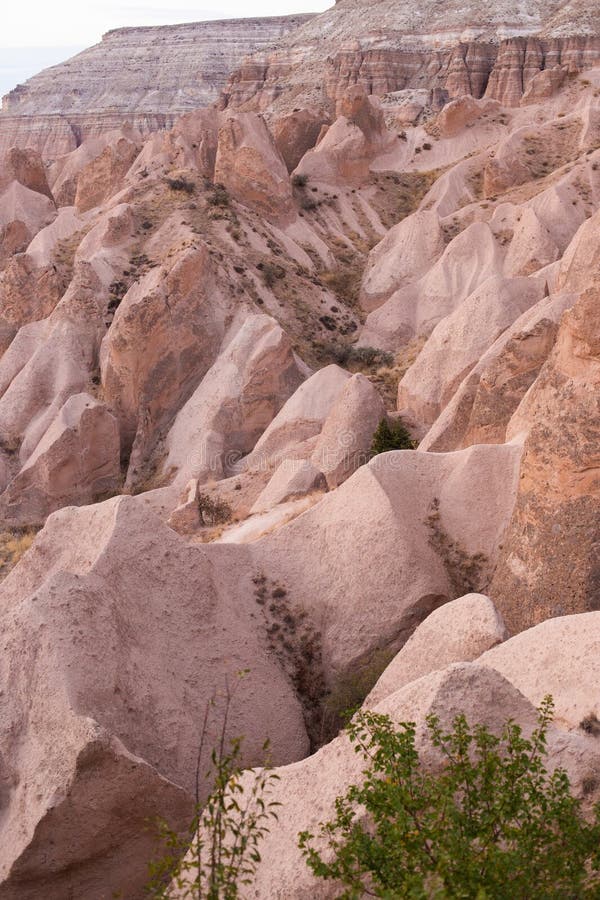 Beautiful Mountain Scenery in the City Cappadocia in Turkey Stock Image ...