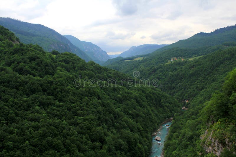 Beautiful Mountain Scenery in Montenegro Stock Image - Image of ...
