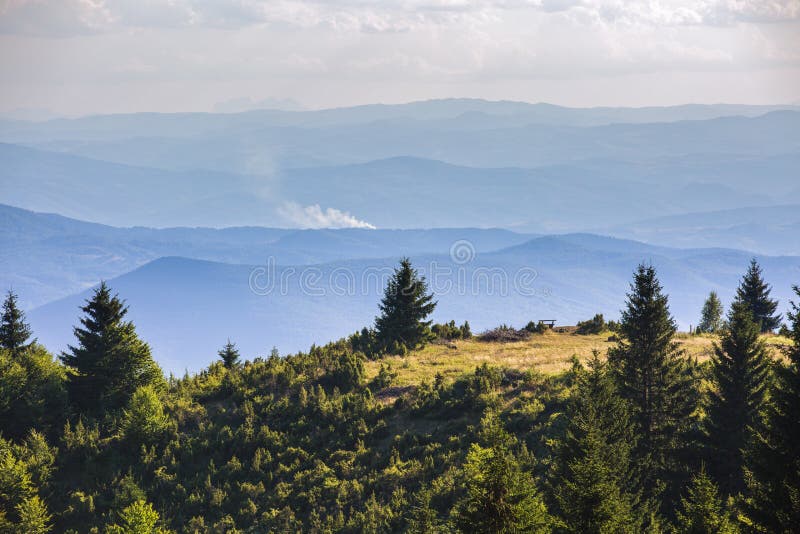 Beautiful Mountain Scenery in Serbia Stock Image - Image of landscape ...
