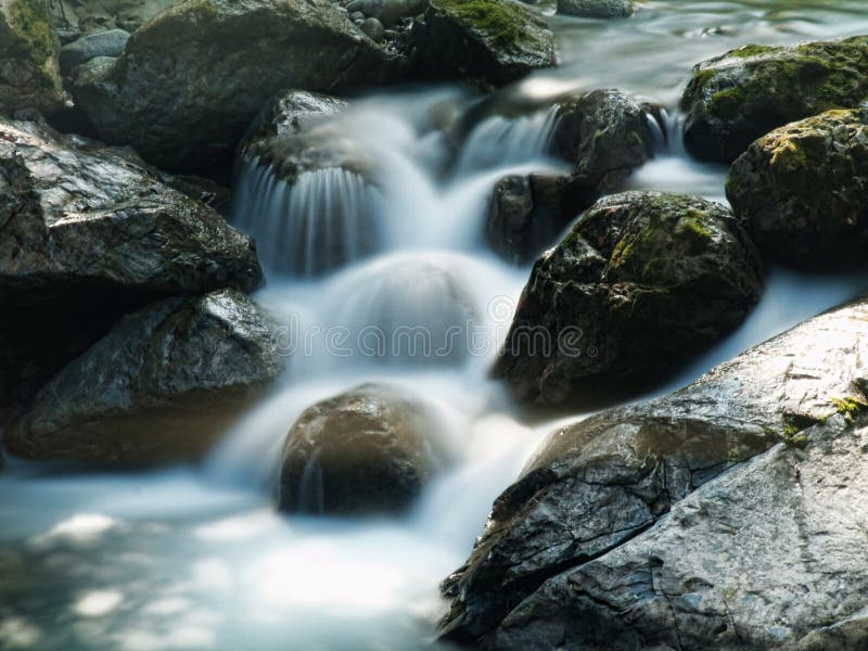 Beautiful mountain stream stock image. Image of beautiful - 11275545