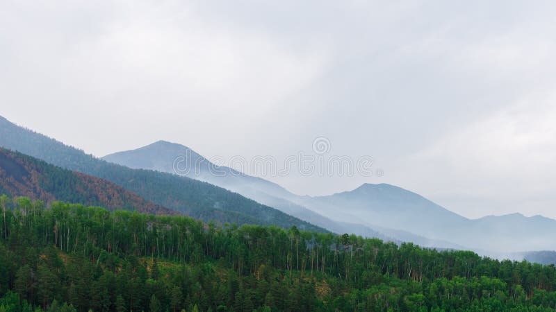 Beautiful Mountain Summer Landscape in the Afternoon Stock Photo ...