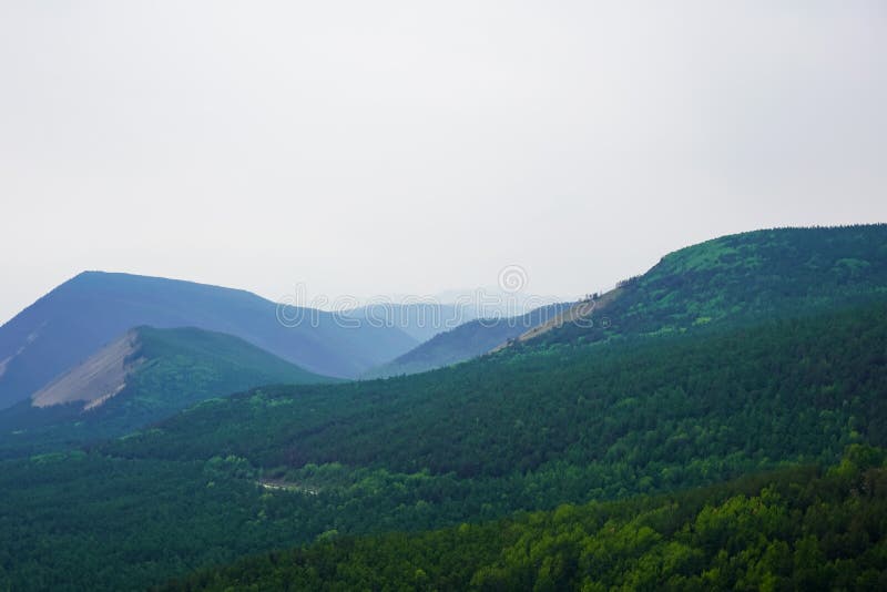 Beautiful Mountain Summer Landscape in the Afternoon Stock Image ...