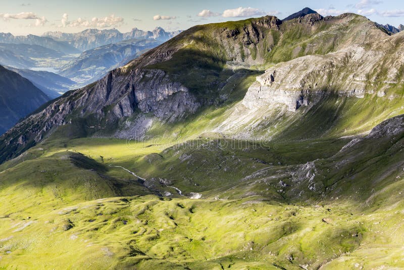 Beautiful mountain valley stock image. Image of serpentine - 82593859