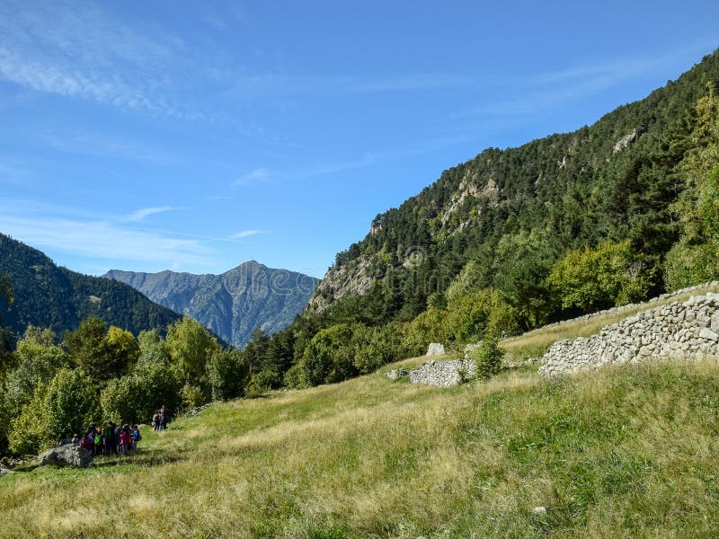 Beautiful Mountain Valley Landscape Stock Photo - Image of valley ...