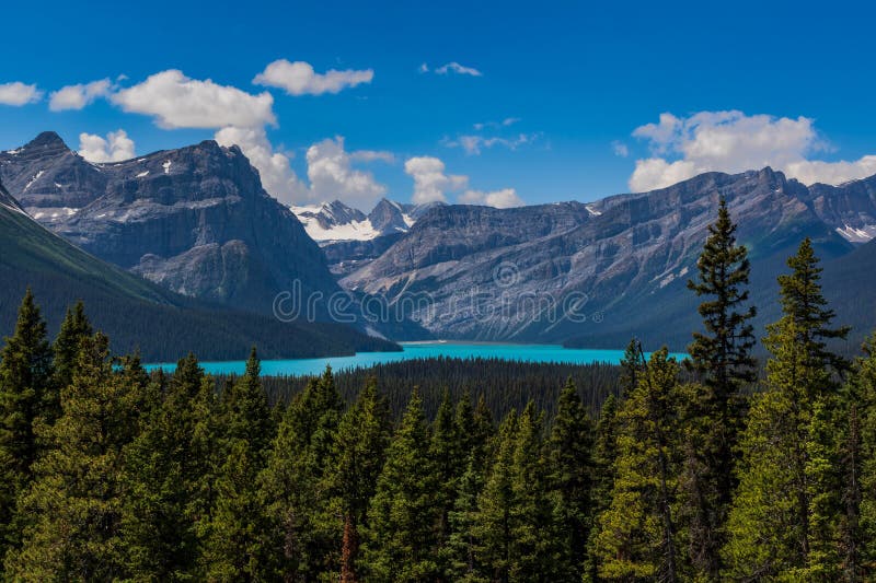 Beautiful Mountain View, Banff National Park, Canada Stock Photo ...