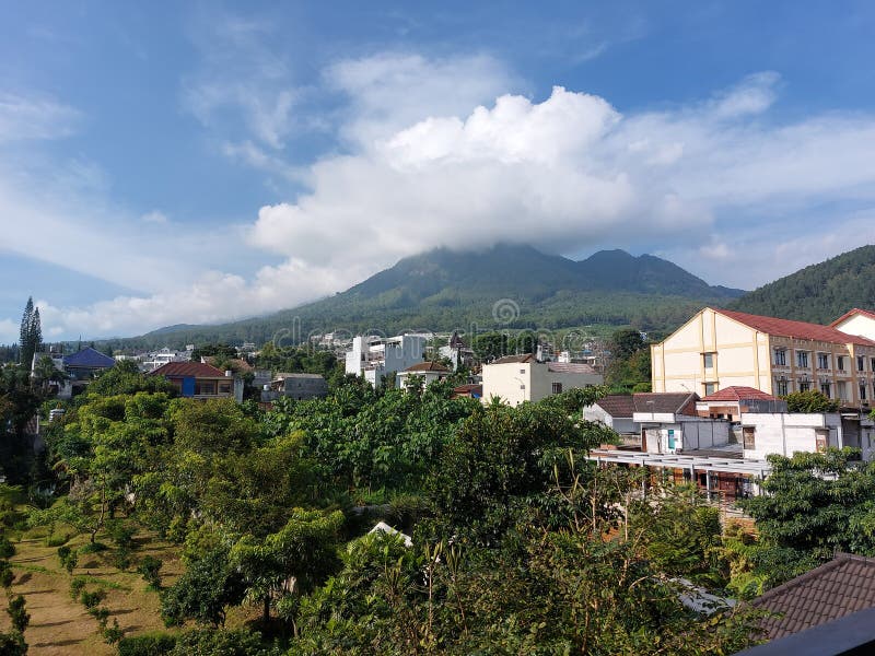 Sky with the Mountain at Batu, Malang Stock Photo - Image of batu ...