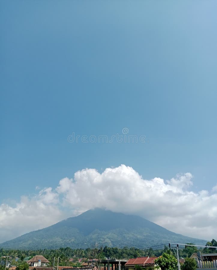 Beautiful Mountain View in Bright Daylight from a High Place Stock ...