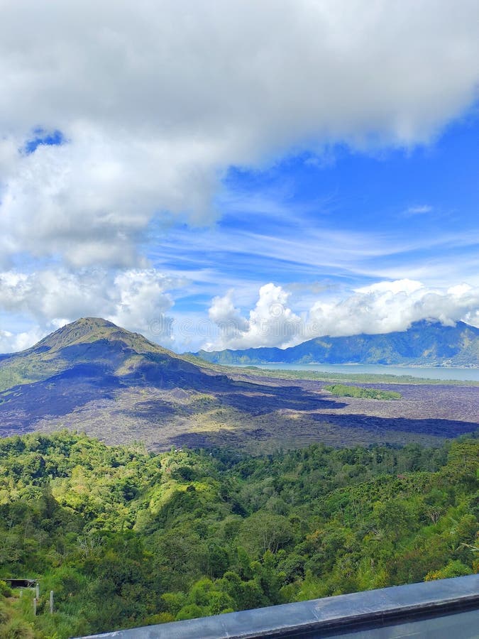 Beautiful Mountain View from Ritatkala Cafe Bali Stock Photo - Image of ...