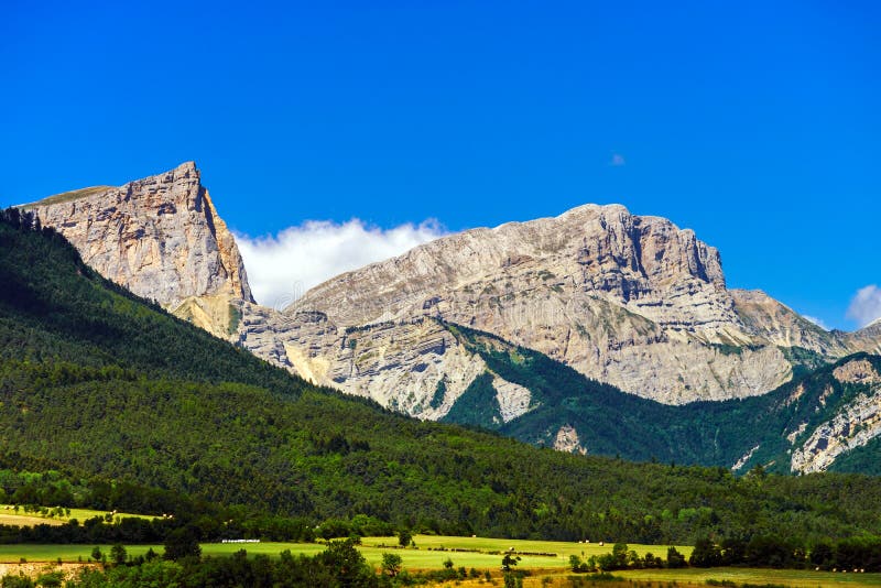 Beautiful Mountains in French Alps Stock Image - Image of high, outdoor ...